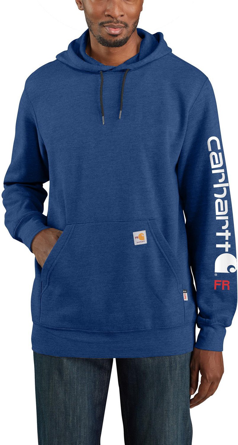 Carhartt Men's Fire-Resistant Force Logo Sleeve Graphic Sweatshirt ...