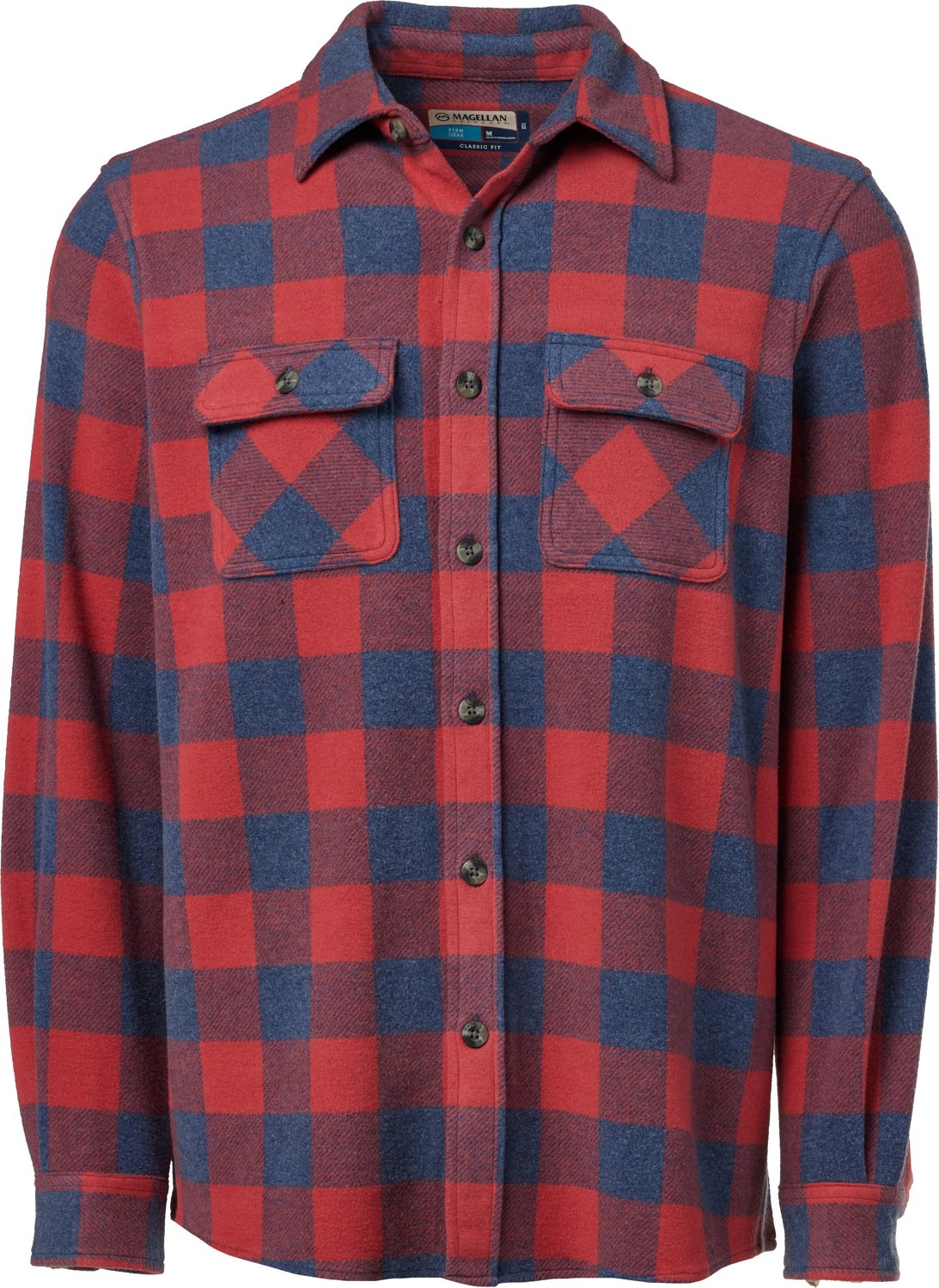 Magellan Outdoors Men's Campfire Long Sleeve Shacket | Academy