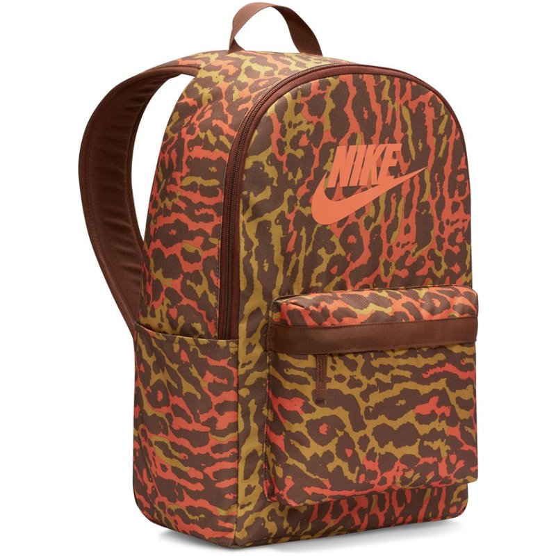Nike Heritage Caminal Backpack Cacao Wow/Campfire Orange - Backpacks at ...