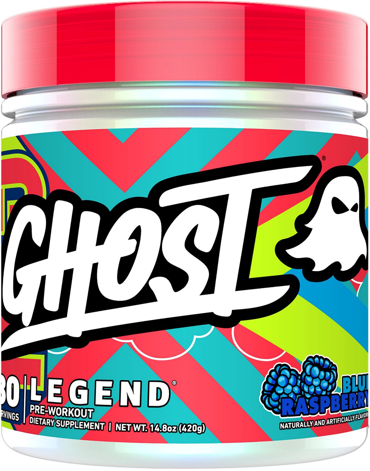GHOST LEGEND V3 Blue Raspberry Pre-Workout Supplement | Academy