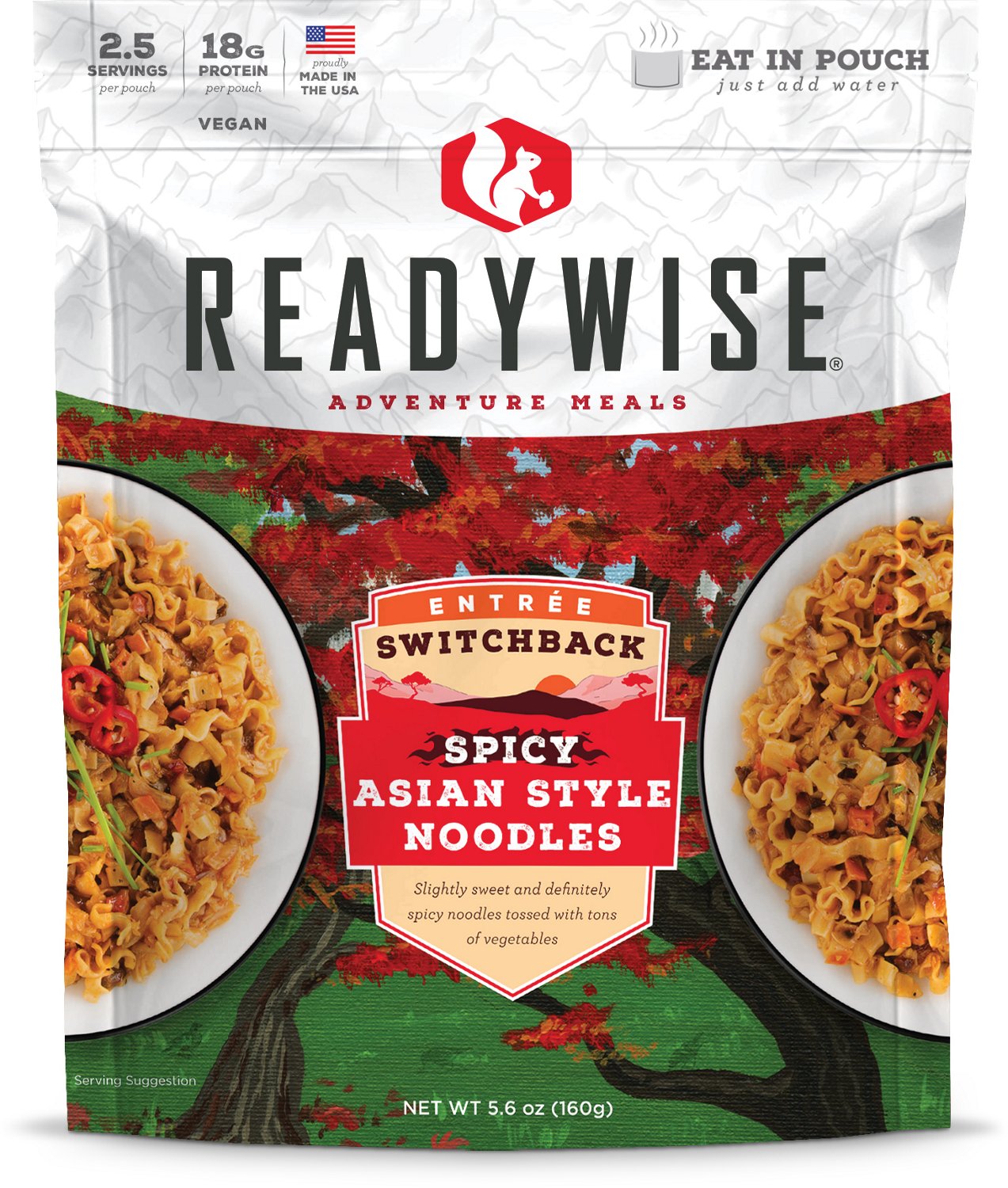 ReadyWise Adventure Meal Switchback Spicy Asian Style Noodles | Academy