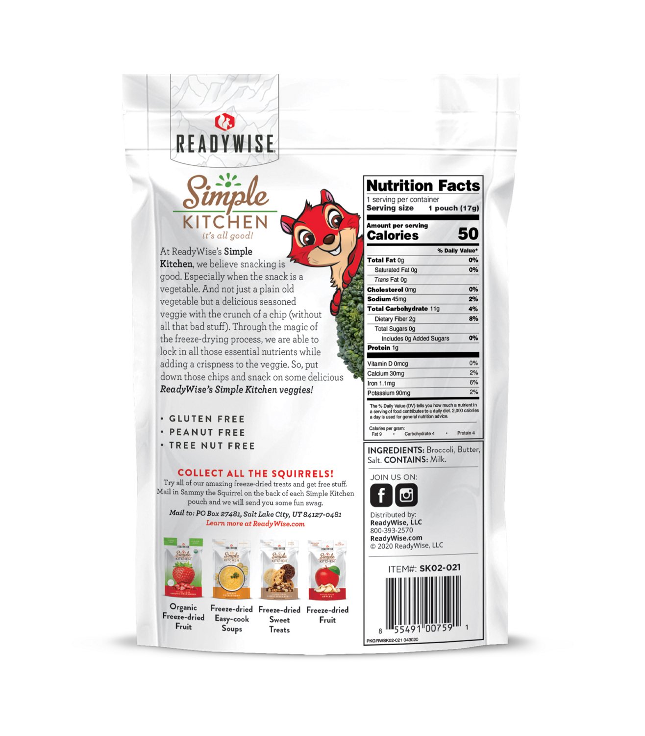 ReadyWise Simple Kitchen Buttered Broccoli 6-Pack | Academy