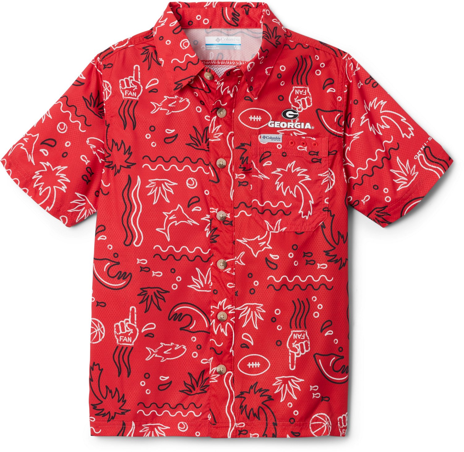 Columbia Sportswear Youth University of Georgia Super Slack Tide T ...