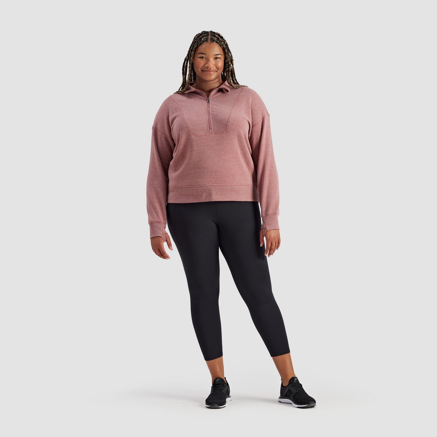 Freely Women's Plus Haven Luxe 7/8 Leggings 25 in | Academy