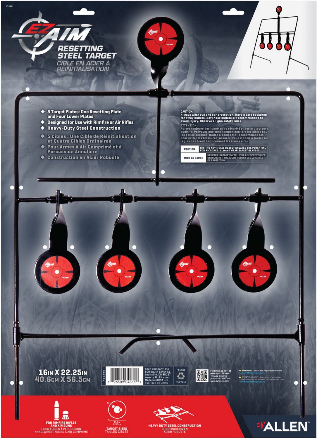 Allen Company EZ Aim Deflector Spinner Target System | Academy