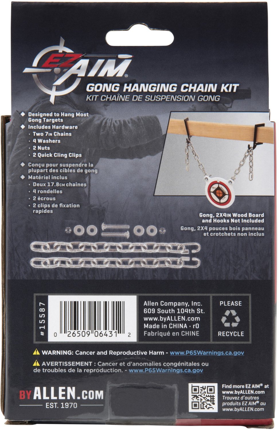 Allen Company EZ Aim Chain Gong Target Hanging Kit | Academy