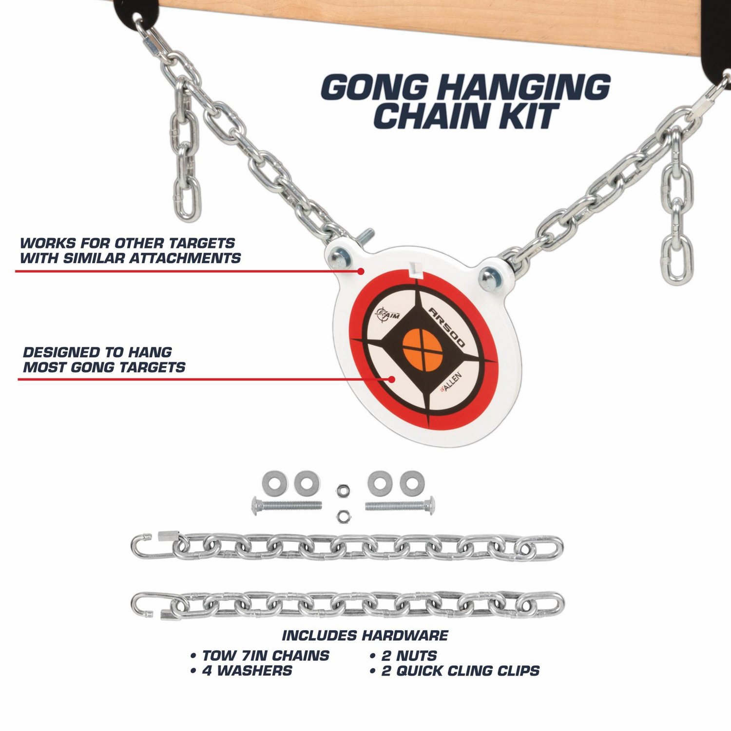 Allen Company EZ Aim Chain Gong Target Hanging Kit | Academy