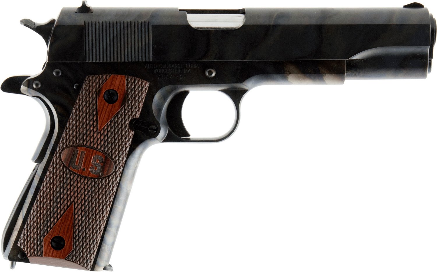 Thompson Auto-Ordnance Case Hardened 1911 .45ACP Pistol | Academy