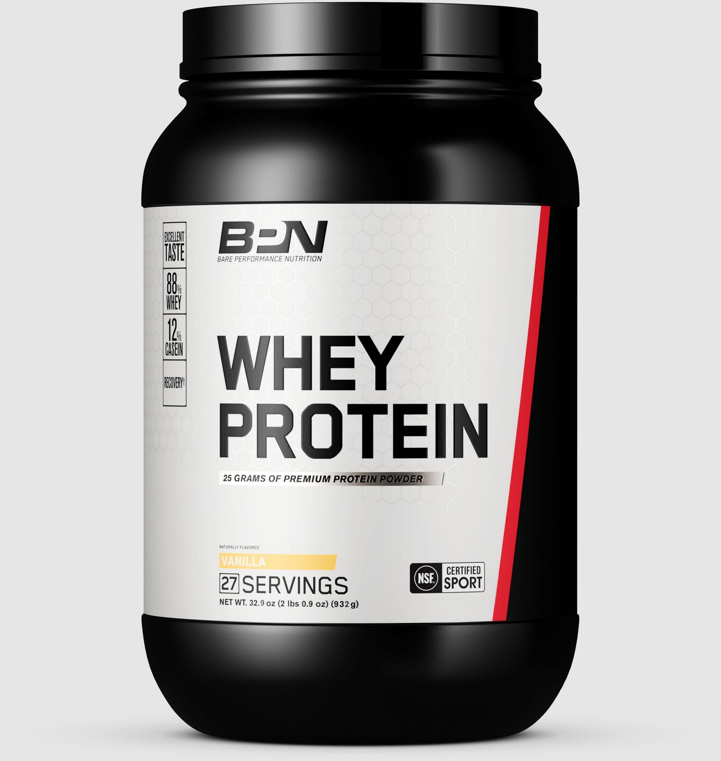 Bpn Bare Performance Nutrition Whey Protein Powder Supplement Academy