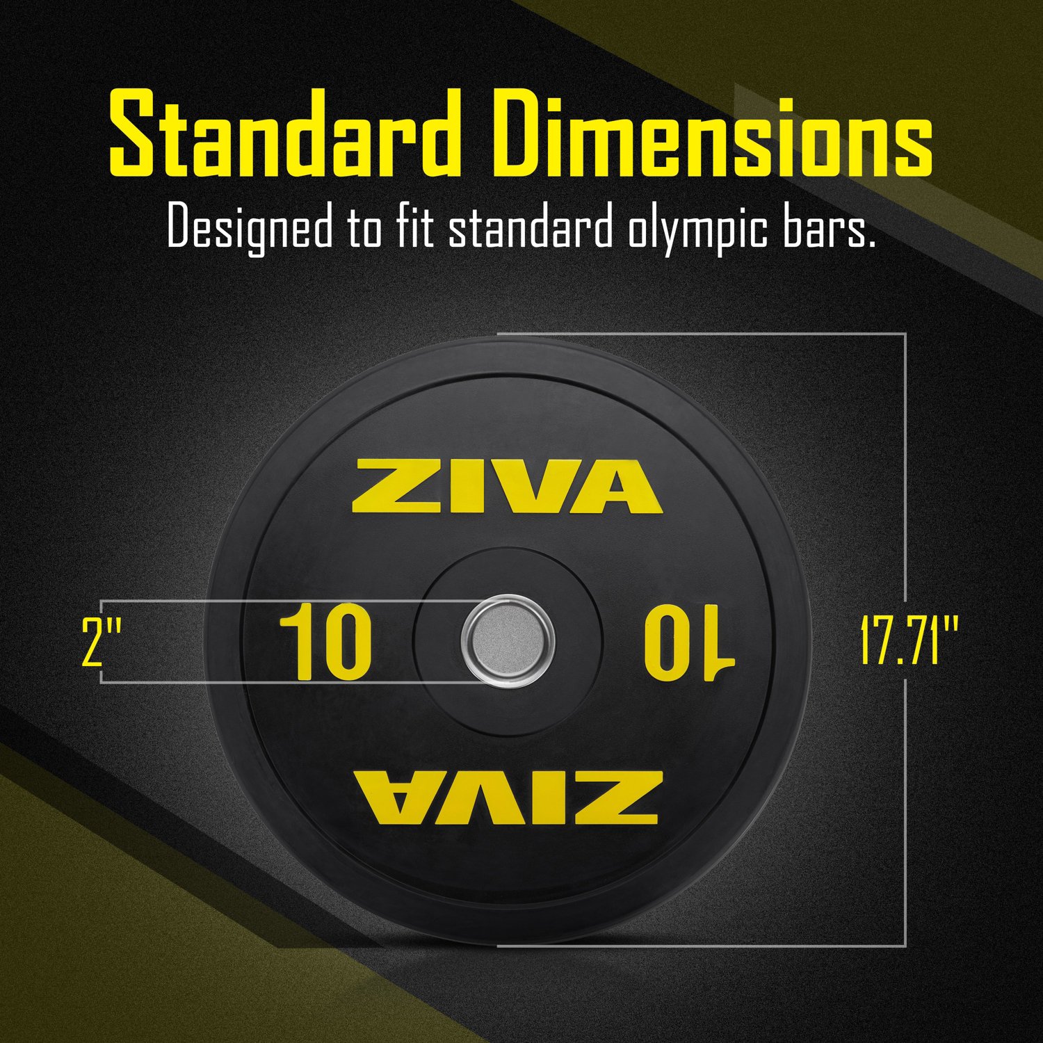ZIVA Performance Rubber Bumper Plate | Academy