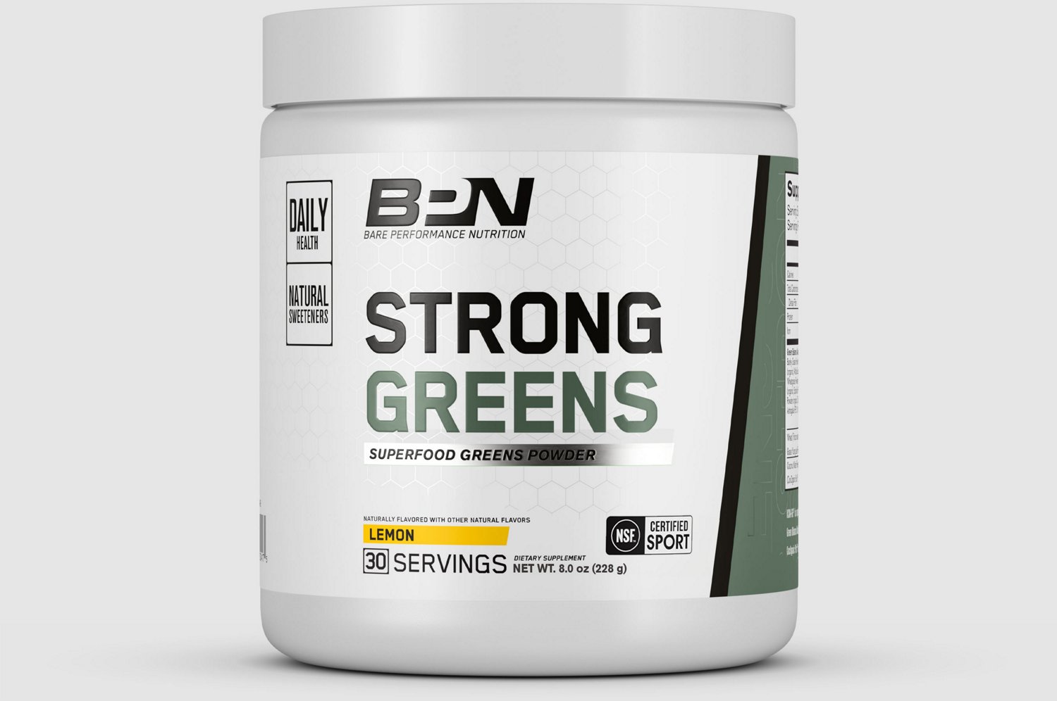 BPN Bare Performance Nutrition Strong Greens Superfood Powerhouse Lemon ...