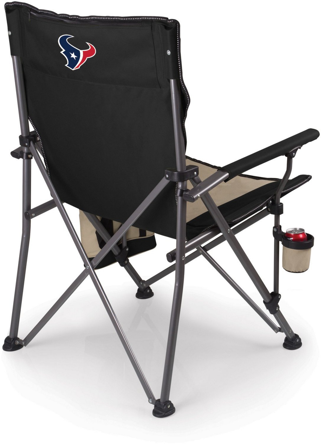 Picnic Time Houston Texans Logo Big Bear XXL Camp Chair with Cooler ...