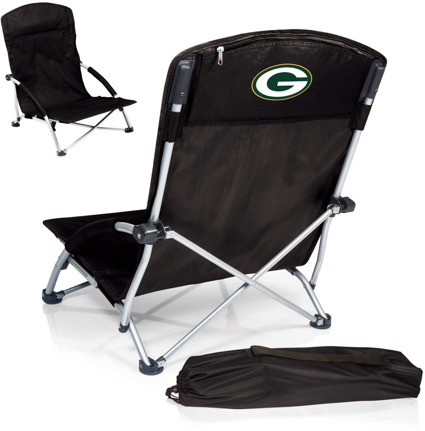Picnic Time Green Bay Packers Tranquility Beach Chair Academy