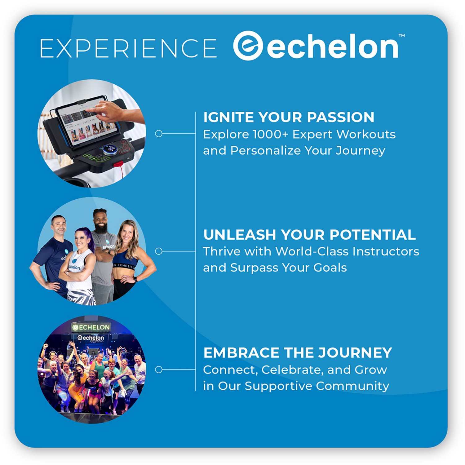 Echelon EX5s-22 Connect Stationary Exercise Bike with 22 in HD ...