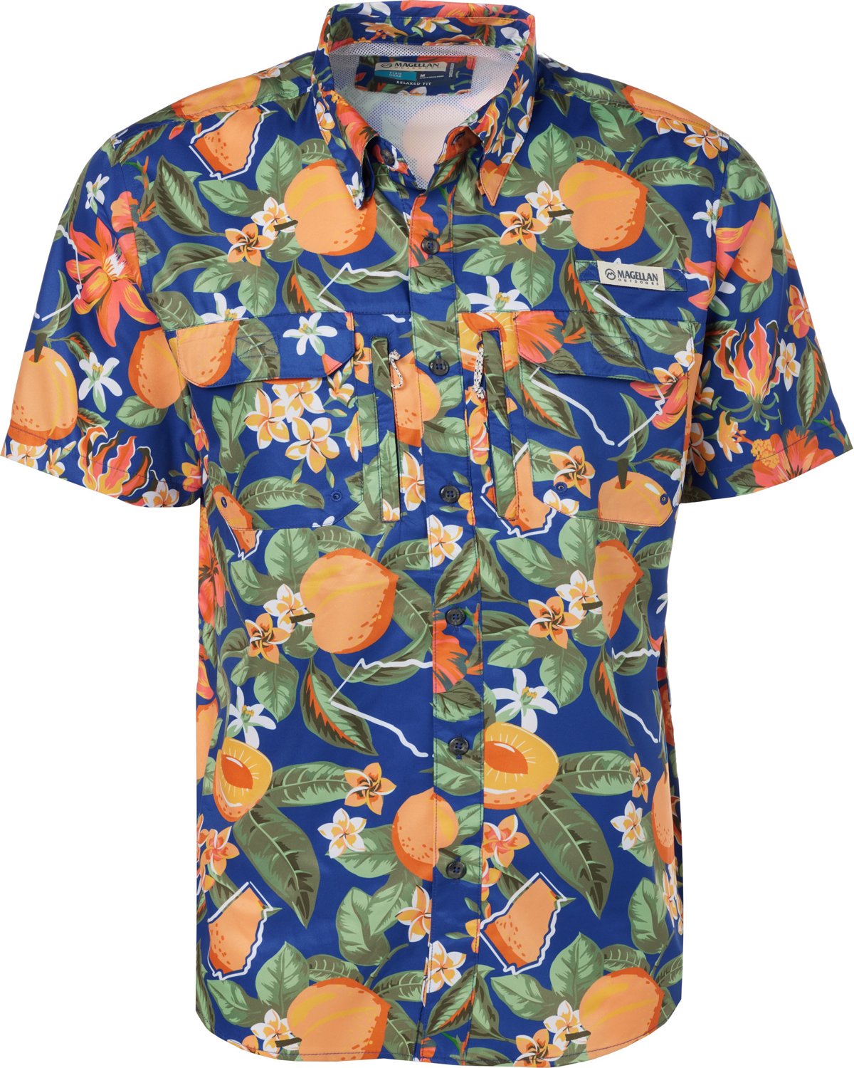 Magellan Outdoors Men's Georgia Local State Print Shirt | Academy