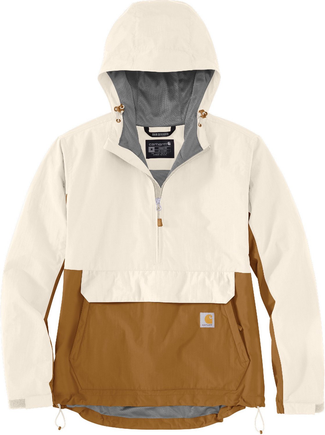 Carhartt Women's Rain Defender Loose Fit Lightweight Packable Anorak ...