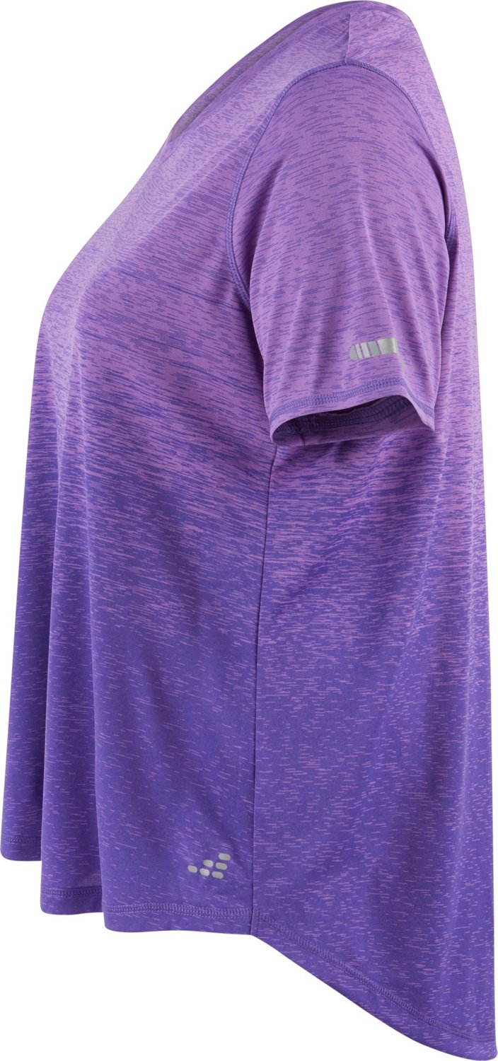 BCG Women's Ombre V-Neck Plus Size Training T-shirt | Academy