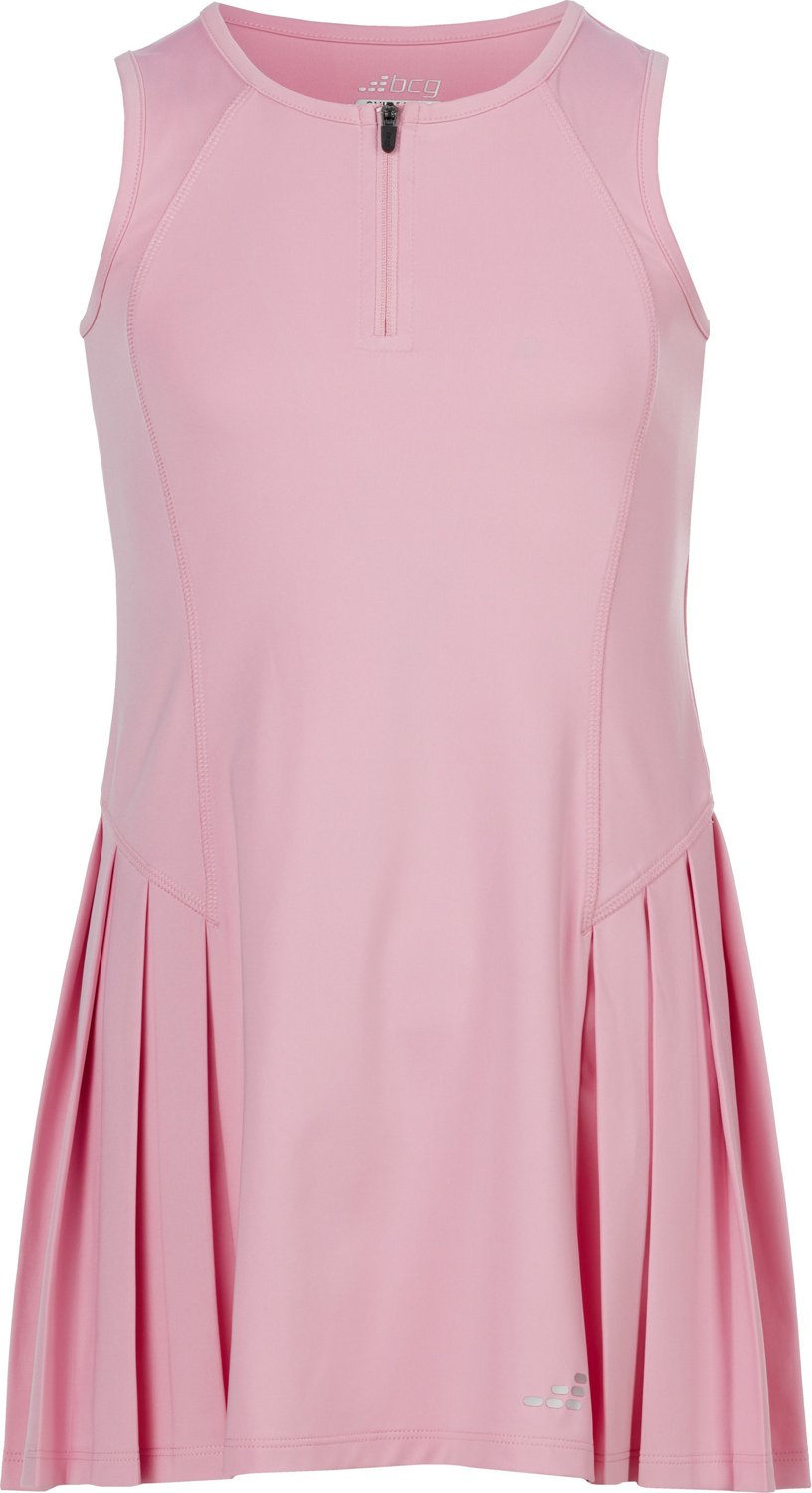 BCG Girls' Tennis Pleated 1/4-Zip Dress | Academy