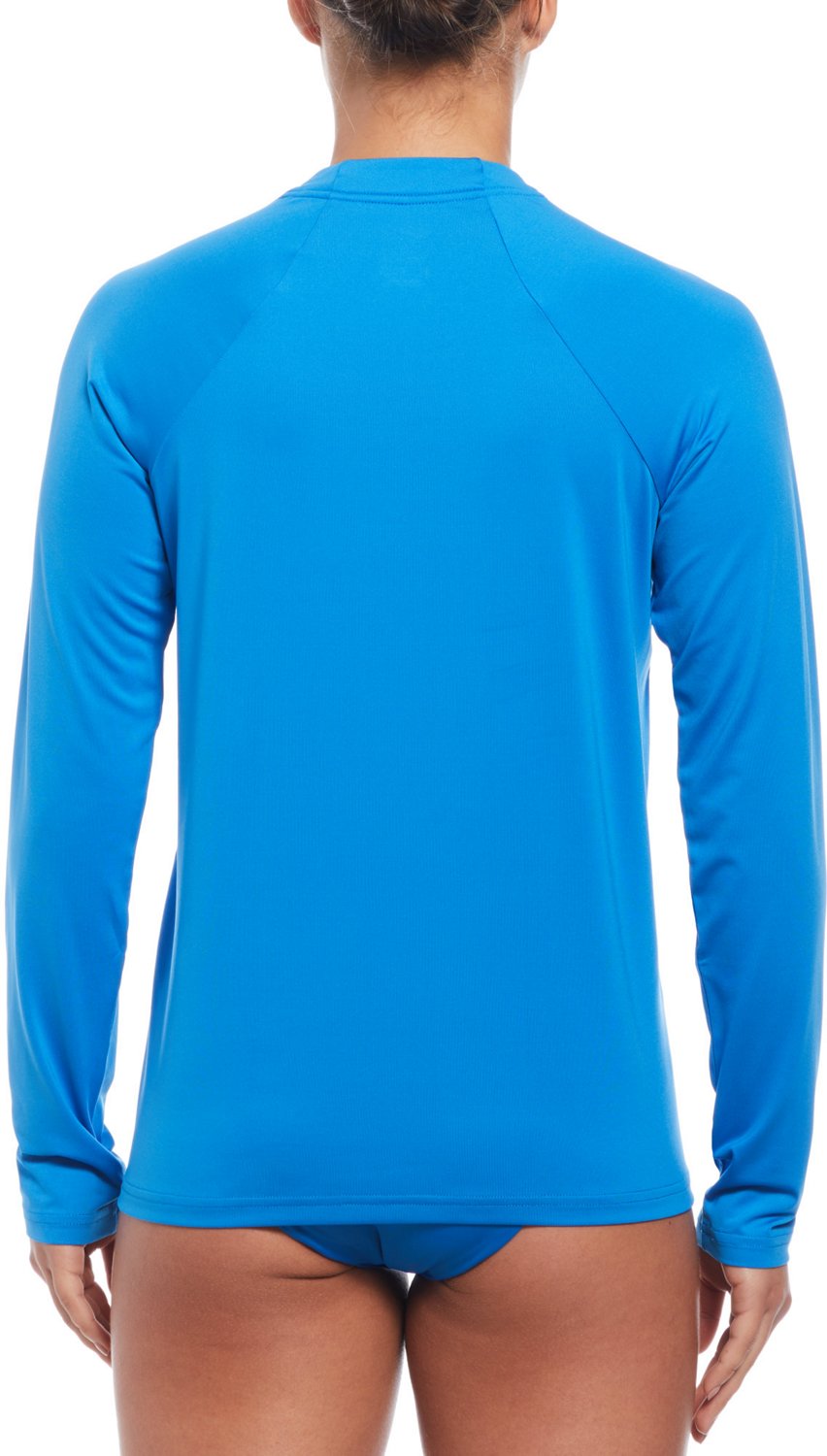 Nike Women's Essential Long Sleeve Hydroguard Rash Guard | Academy
