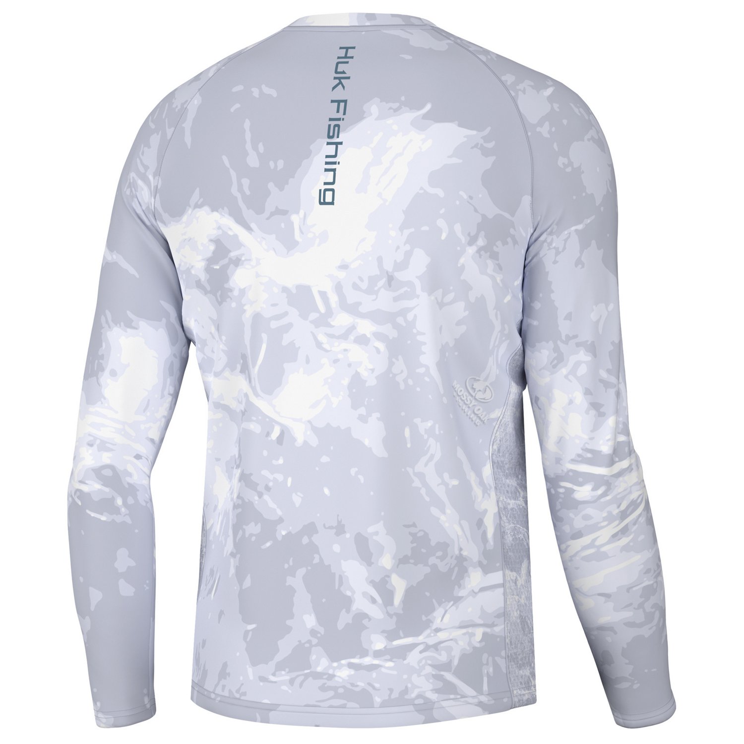 Huk Men's Pursuit Mossy Oak Crew Long Sleeve Shirt | Academy