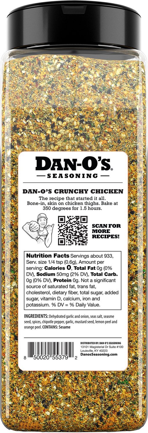 Dan-O's Crunchy 20 oz Seasoning | Academy