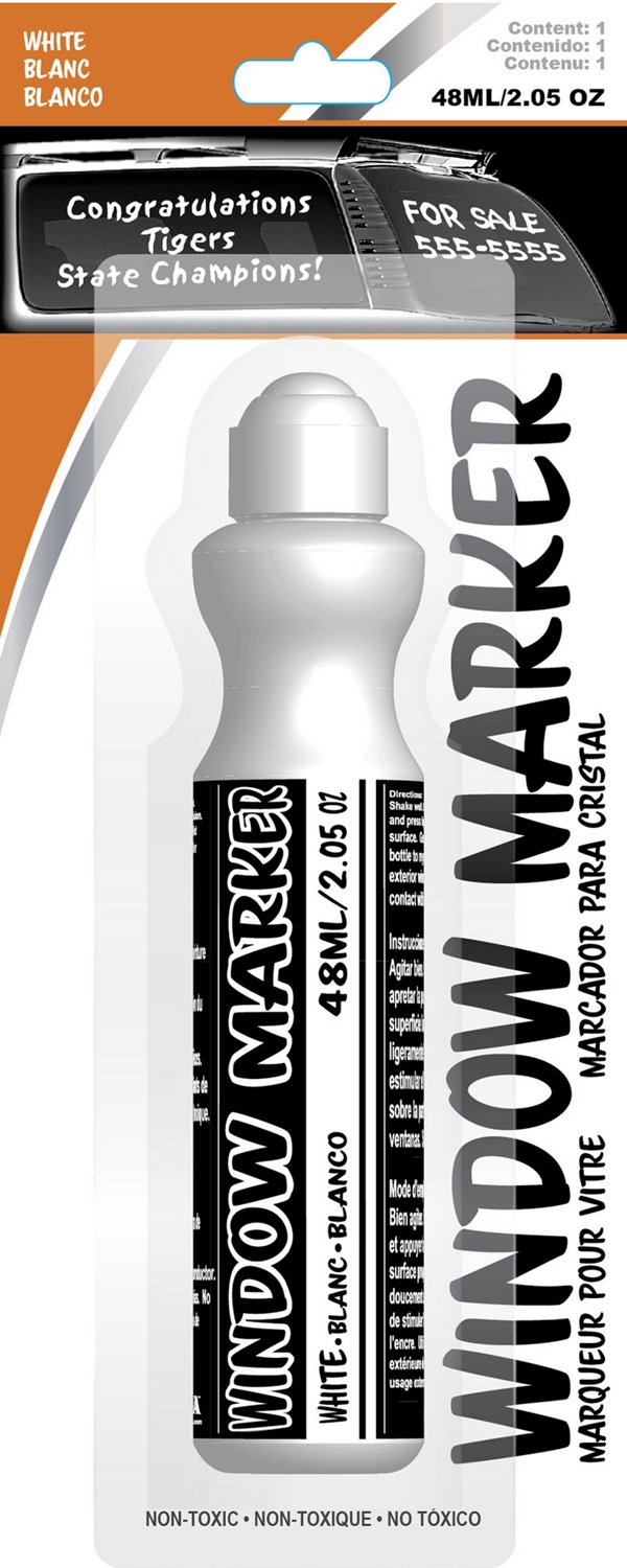 Chroma Graphics White Window Marker | Academy