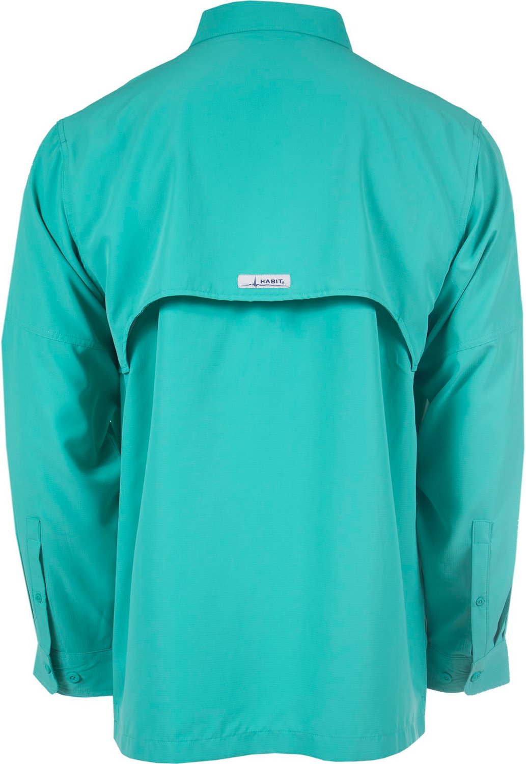 Habit Men's Fourche Mountain River Guide Long Sleeve Fishing Shirt ...