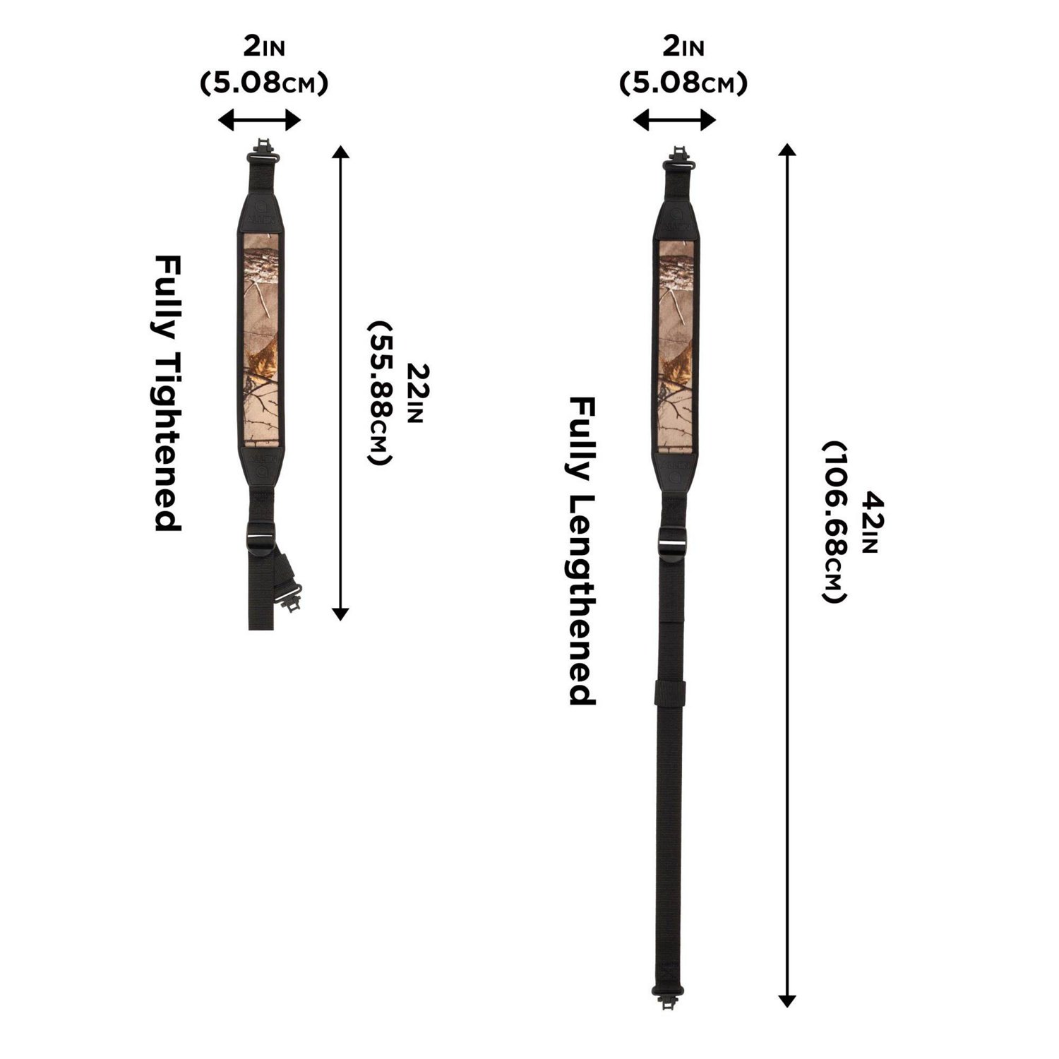 Allen Company Cascade Neoprene Rifle Sling with Molded Ends and Swivels ...