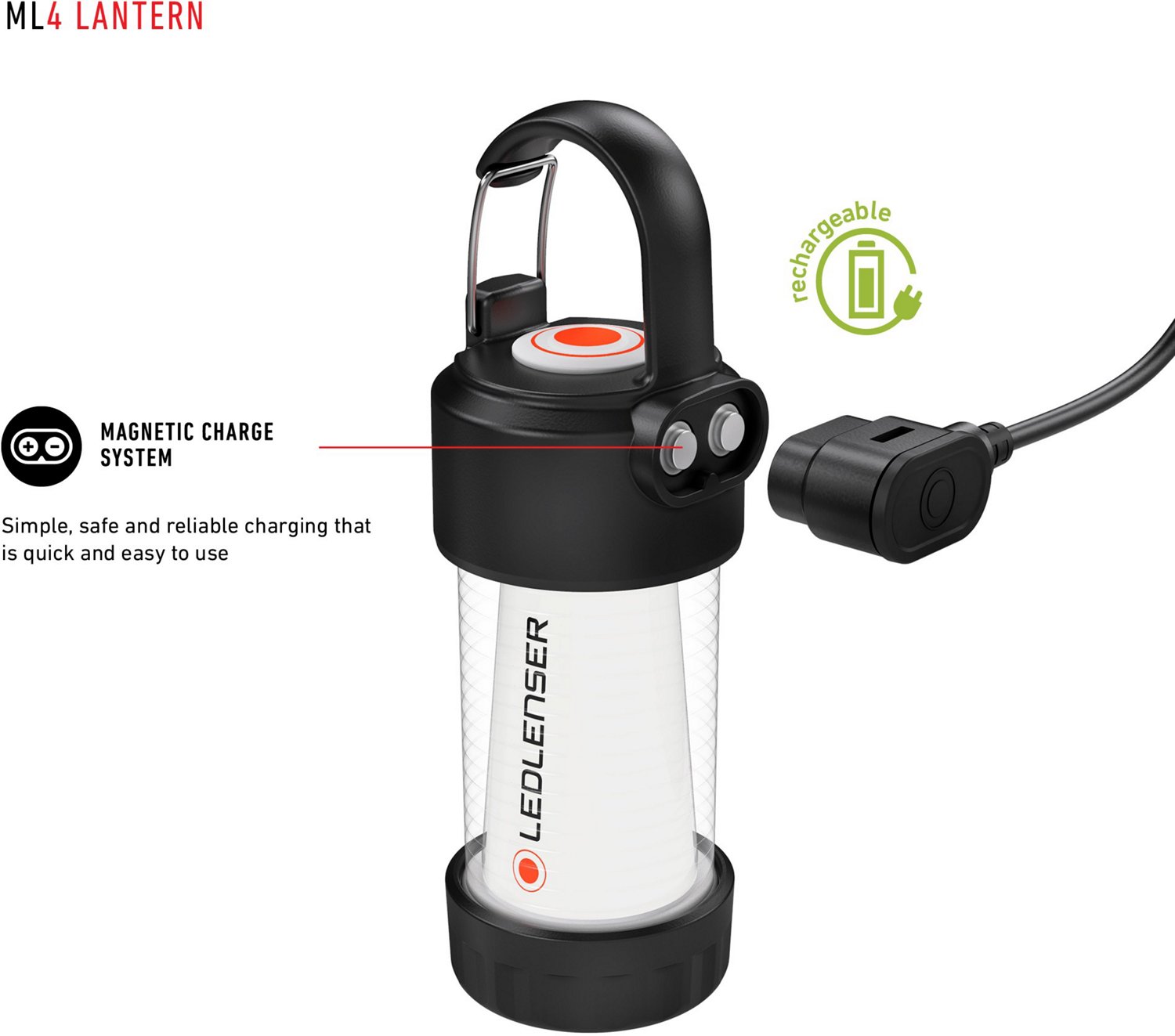 LED LENSER ML4 300 Lumen Warm Light Lantern | Academy