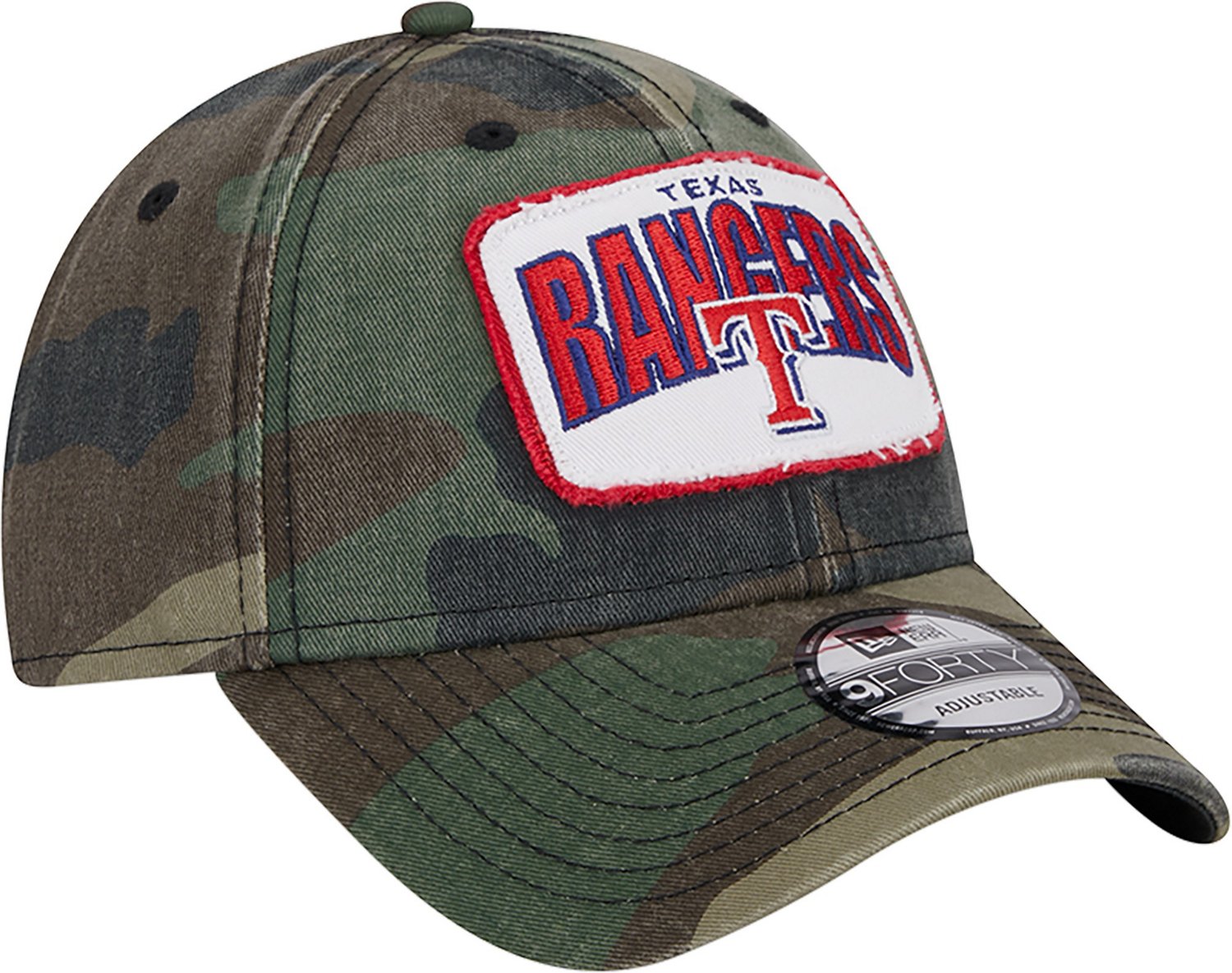 New Era Men's Rangers Camo Game Day 9FORTY Cap | Academy