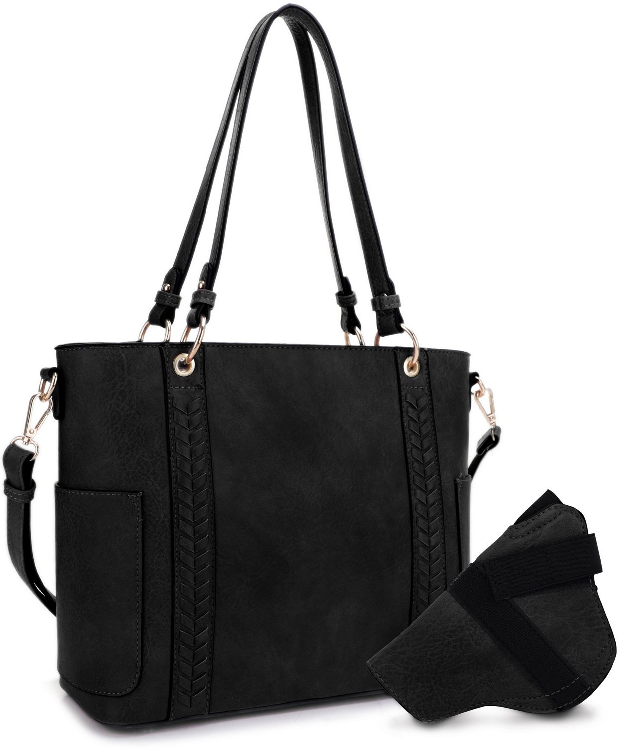 Jessie & James Austin Whipstitching Concealed Carry Lock and Key Tote ...