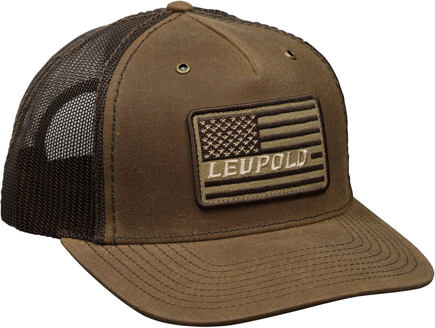 Leupold Men's Flag Waxed Canvas Trucker Hat | Academy