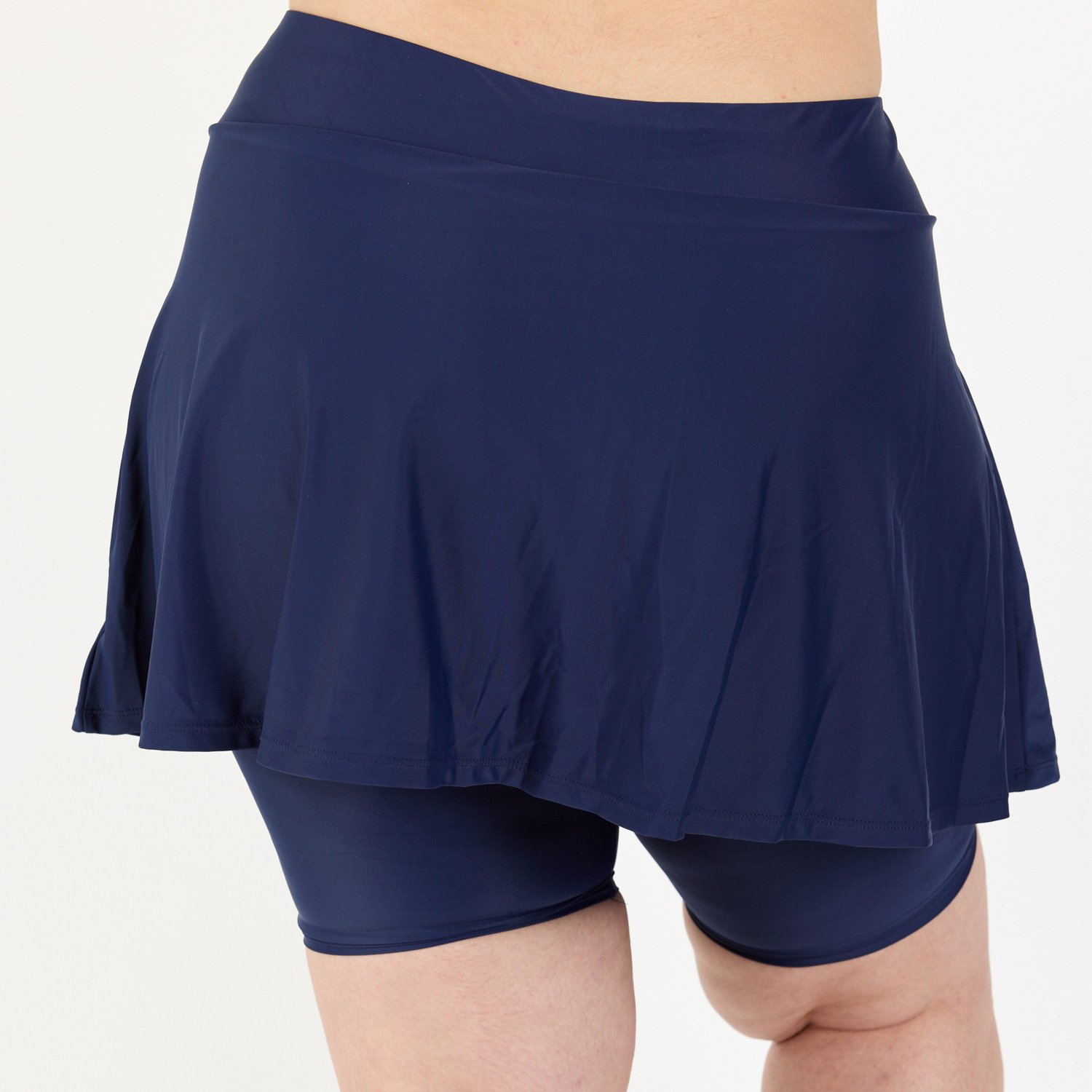 Calypsa Women's Midi Plus-Size Swim Skort | Academy