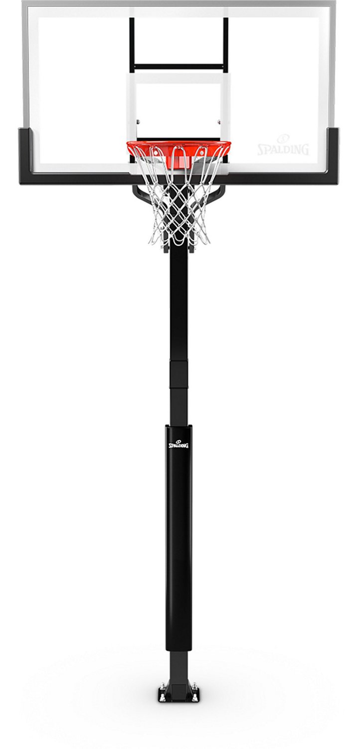 Spalding Glass In-Ground 60 in Basketball System | Academy