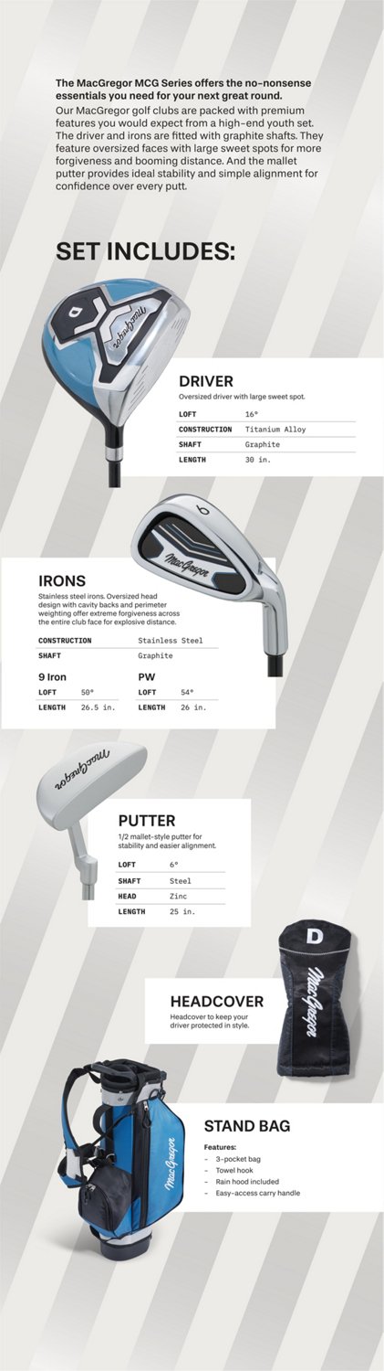 MacGregor Golf Youth Small Golf Club Set | Academy