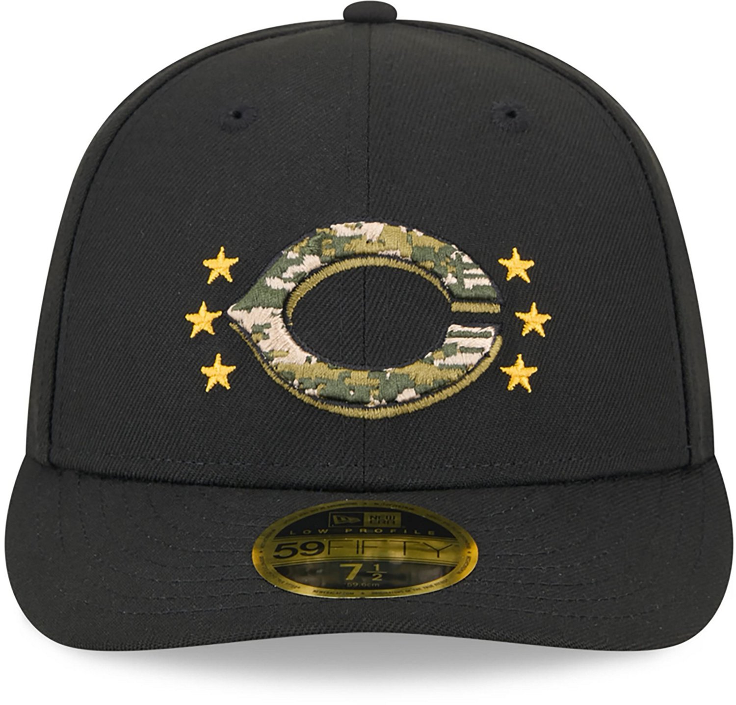 New Era Men's Cincinnati Reds 2024 Armed Forces Day Low Profile 59FIFTY ...