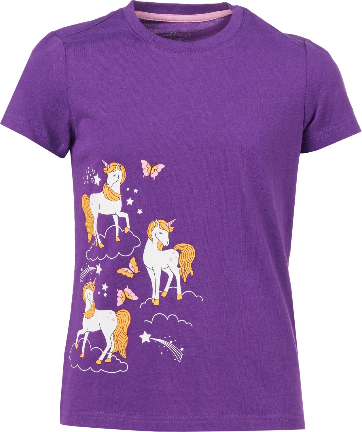 BCG Girls' Lifestyle Short Sleeve Cotton Unicorn Tee | Academy