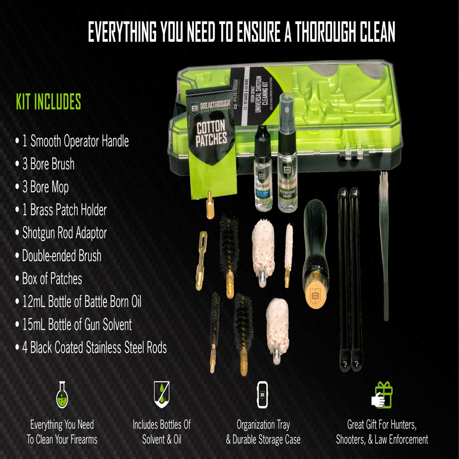 Breakthrough Universal Vision Series Shotgun Cleaning Kit | Academy