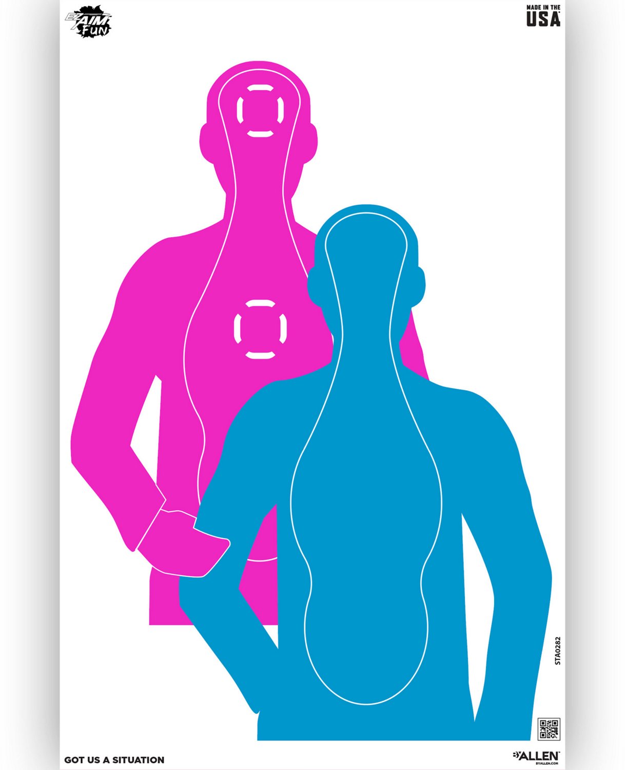 Allen Company EZ Aim Fun Tough Crowd Paper Shooting Targets 3-Pack ...