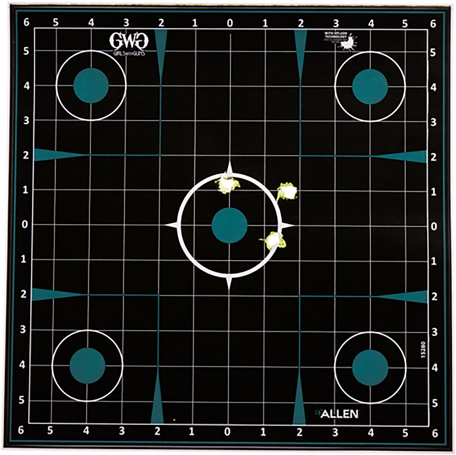 Girls With Guns 12 in W x 12 in H Adhesive Splash Reactive Paper ...