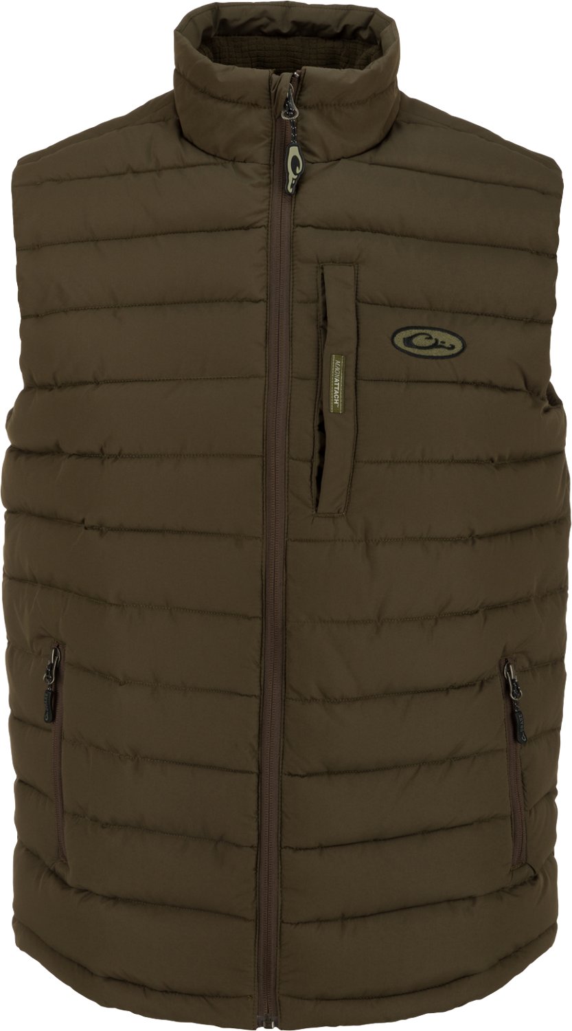 Drake Mens LST Double Down Camo Layering Vest | Academy