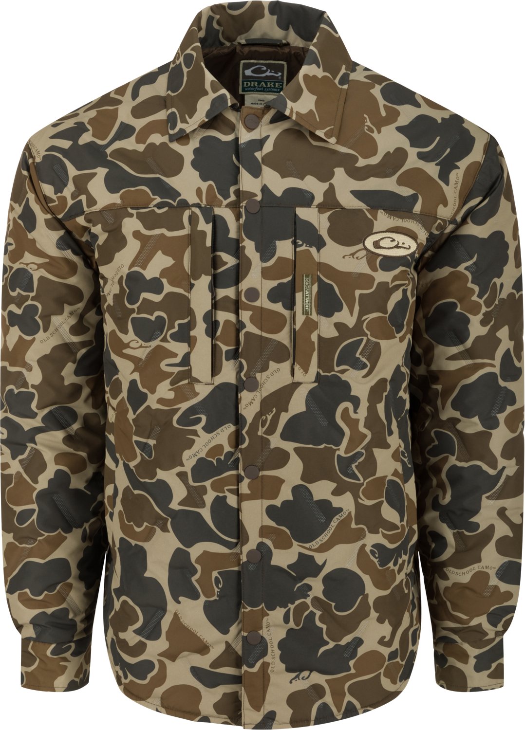 Drake Mens LST Double Down Camo ShirtJac | Academy