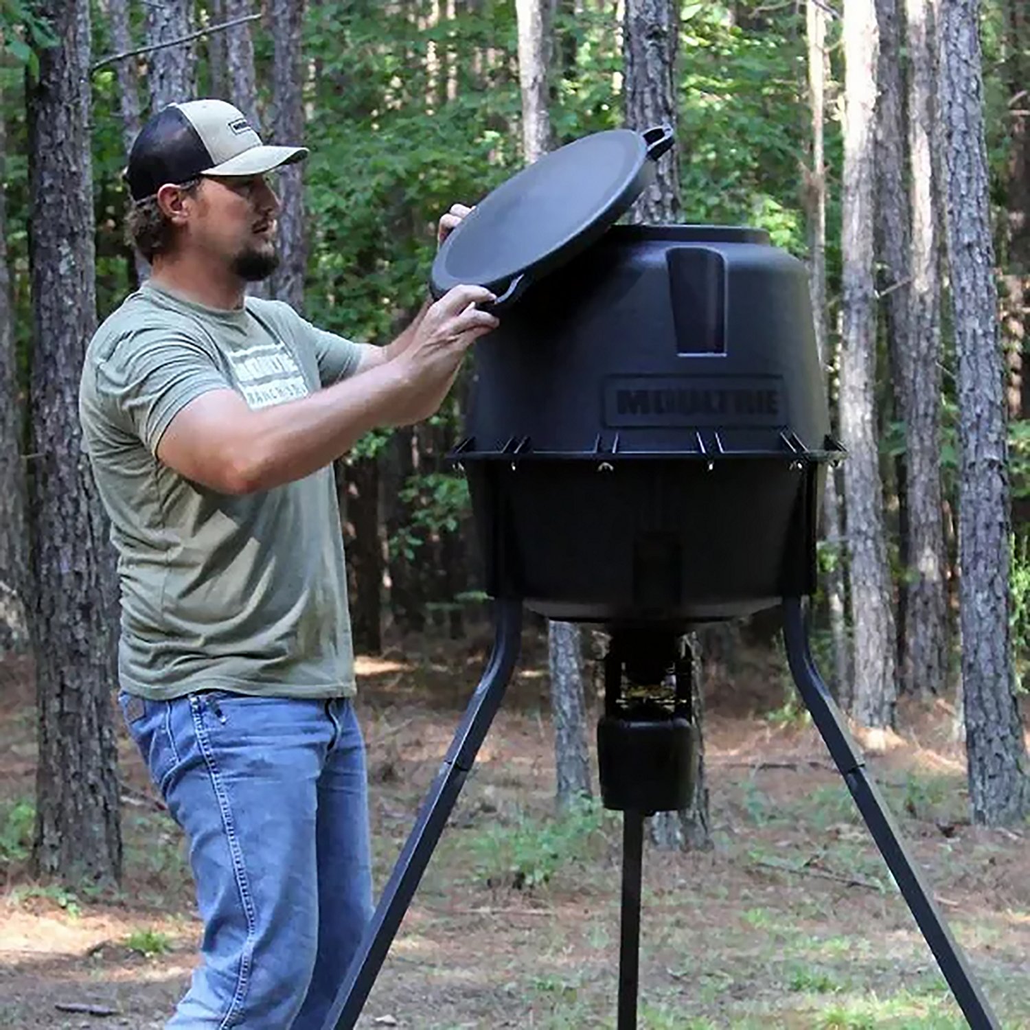Moultrie 30 gal Directional Tripod Feeder | Academy