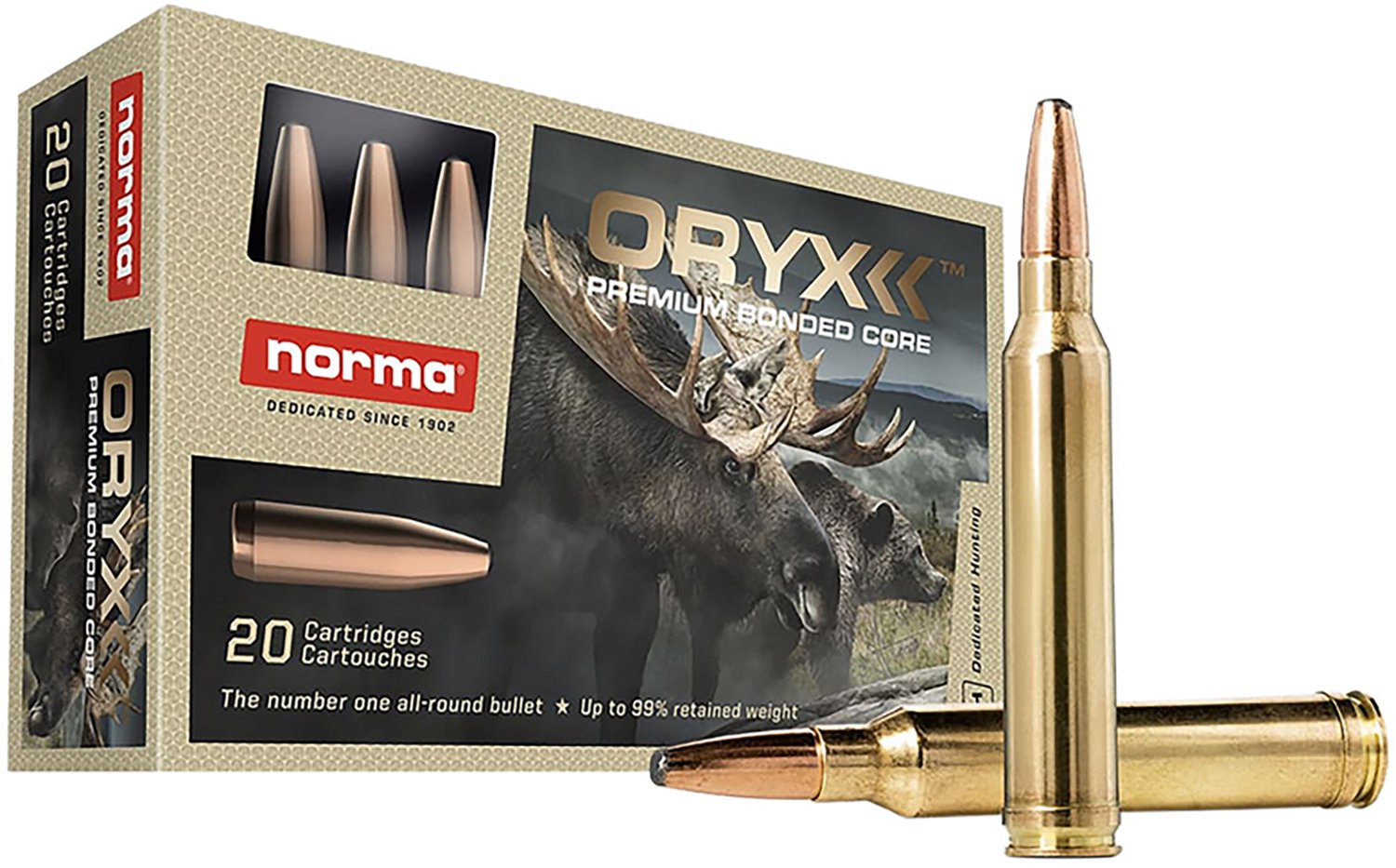 Norma USA Oryx .308 Winchester 180-Grain Rifle Ammunition - 20 Rounds ...