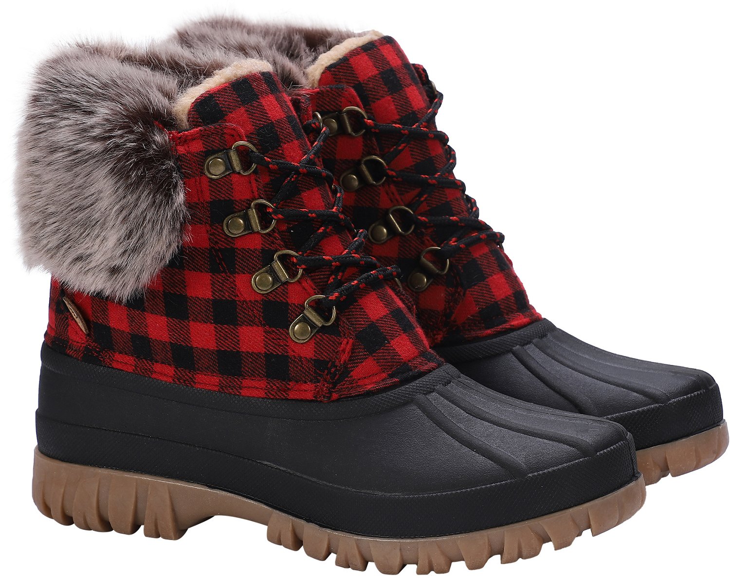 Lamo Women's Brielle All-Weather Fur Lace-Up Boots | Academy