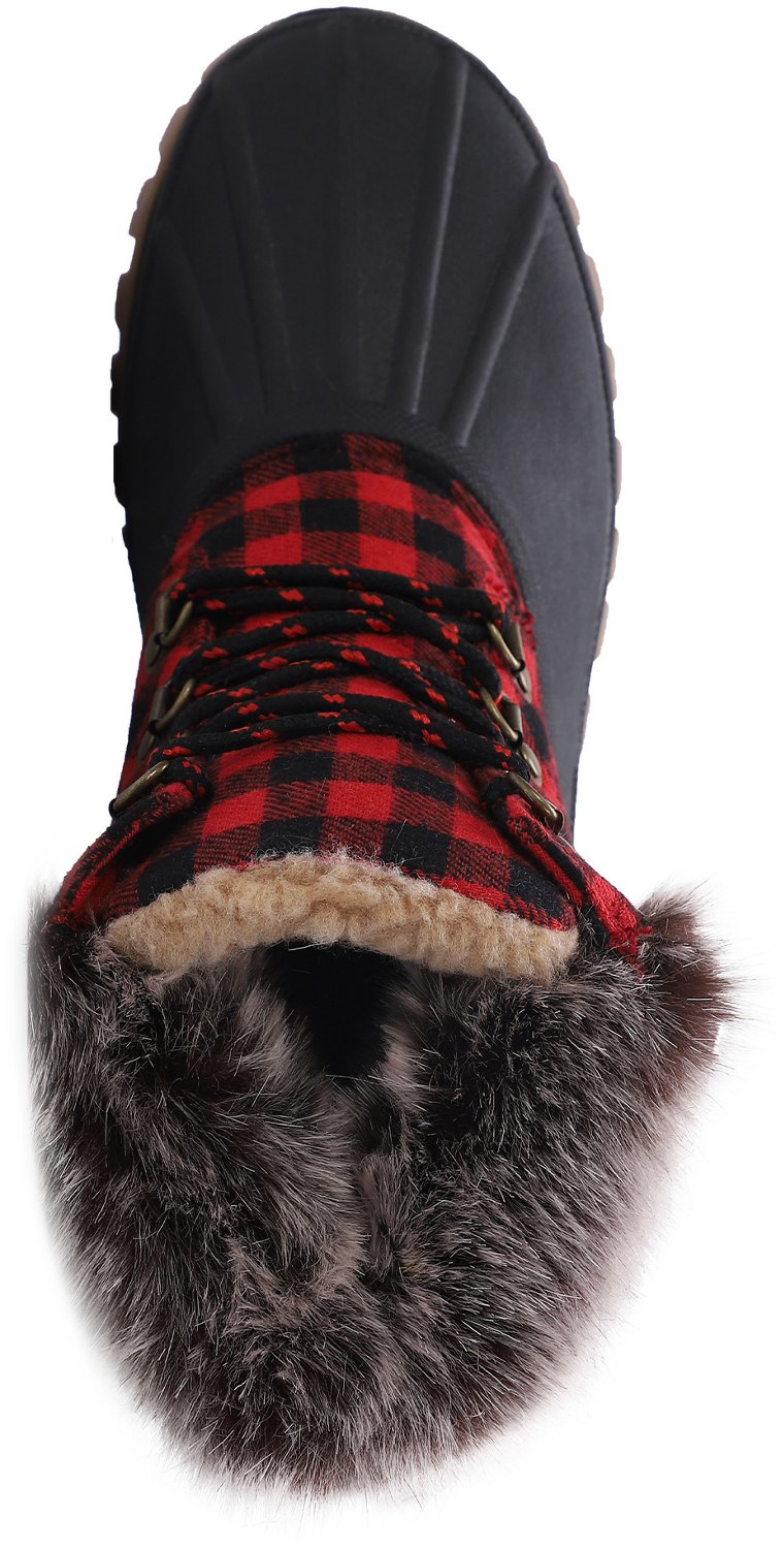 Lamo Women's Brielle All-Weather Fur Lace-Up Boots | Academy