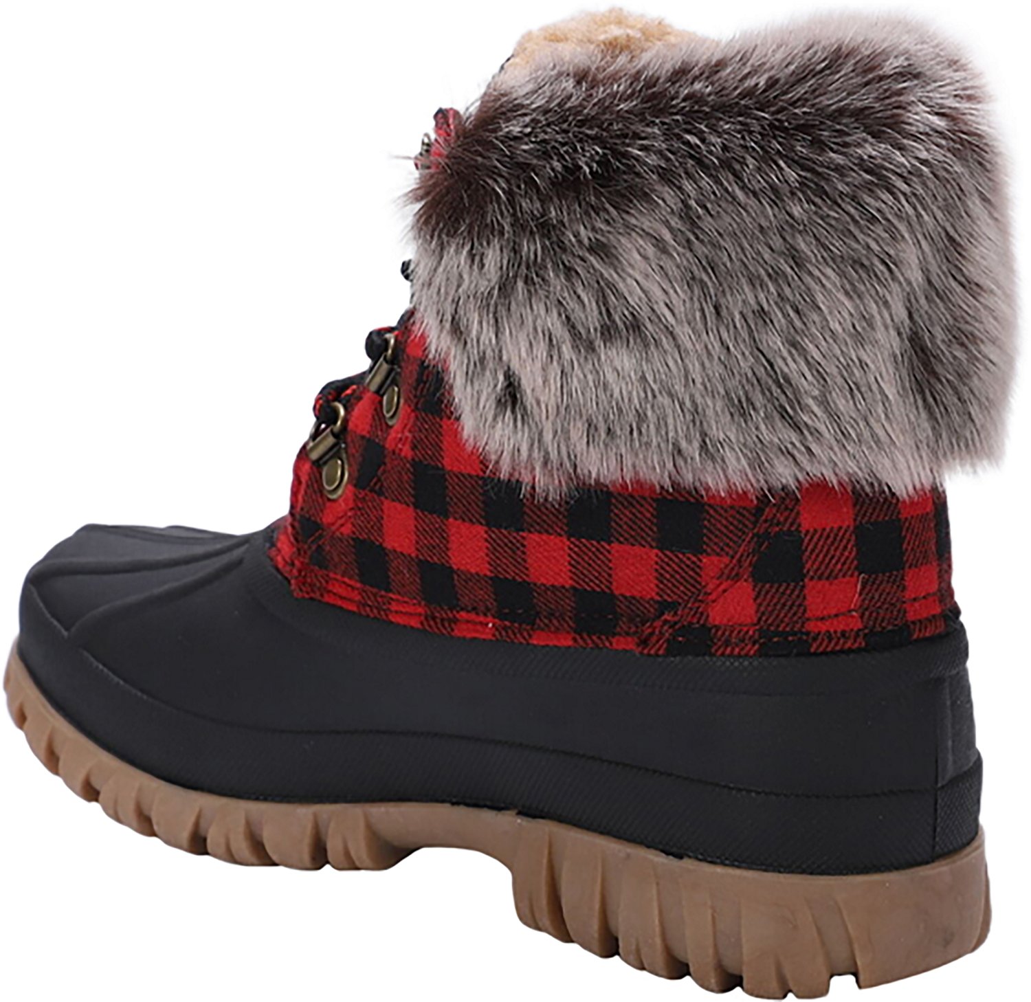 Lamo Women's Brielle All-Weather Fur Lace-Up Boots | Academy