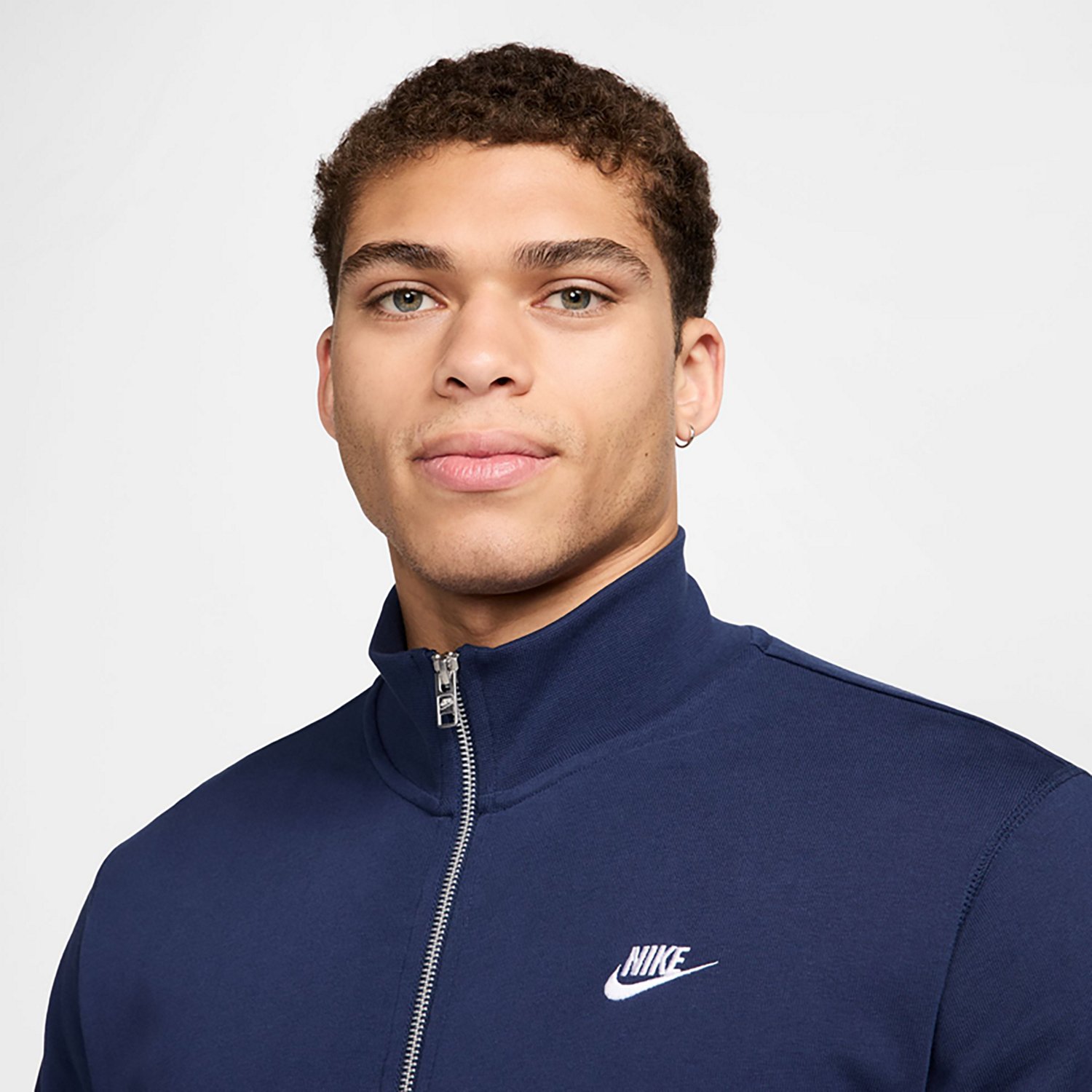 Nike Mens Club Knit Jacket Academy