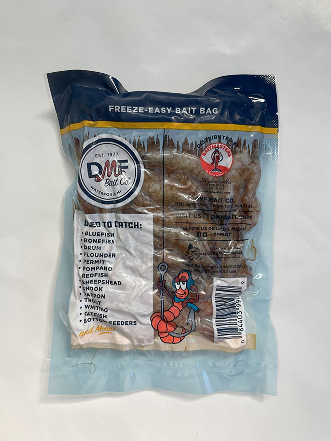 DMF Bait Head On Shrimp 8 oz Frozen Bait | Academy