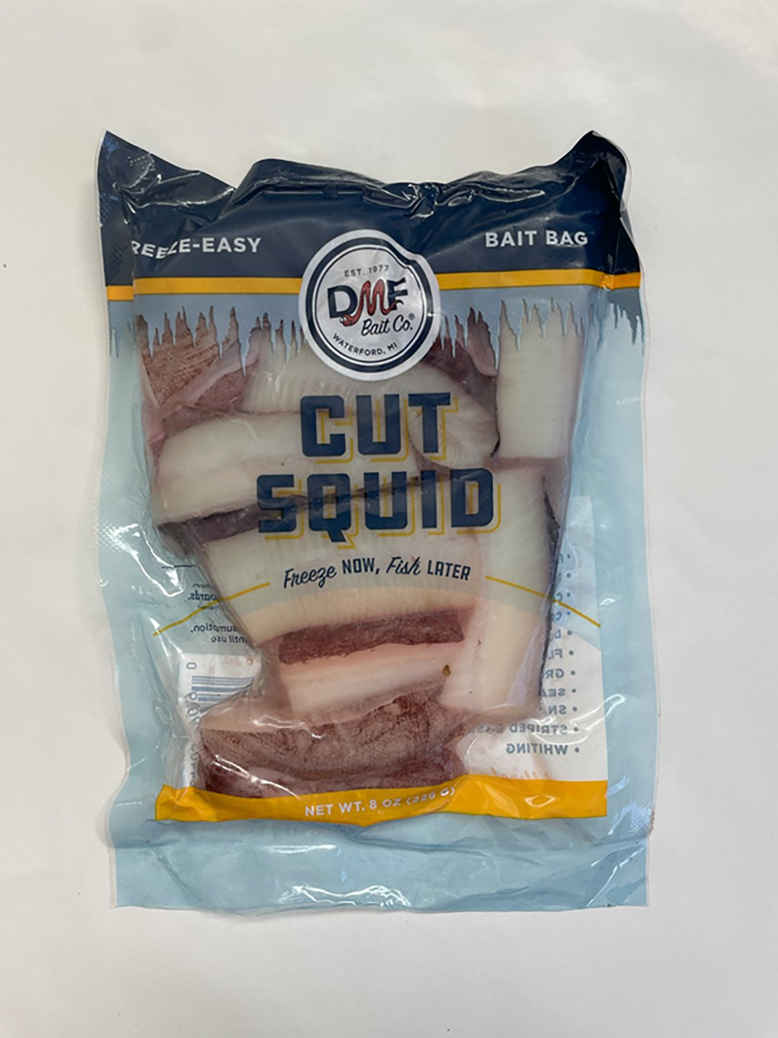 DMF Bait Cut Squid 8 oz Frozen Bait | Academy